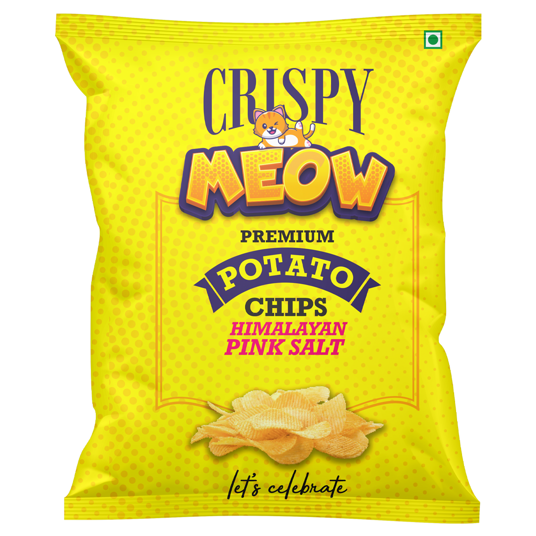 Himalayan Pink Salt Premium Potato Chips – Crispy Meow